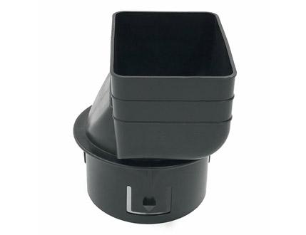 Black Downspout Adapters – Hallett Gutter Supply